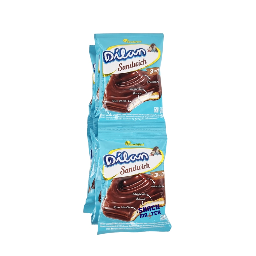 Jual Dilan Sandwich 3in Renceng - Netto 10 bks x 16gr | Shopee Indonesia