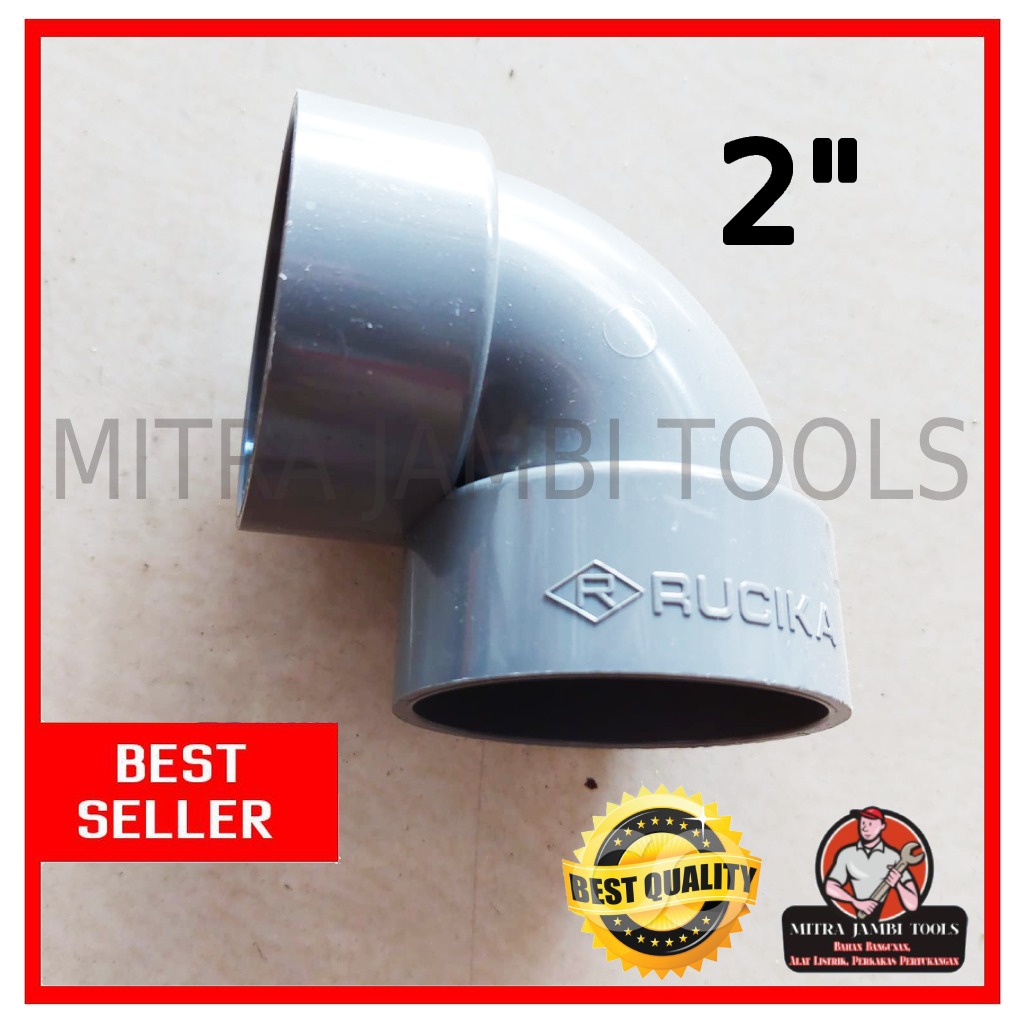Jual ELBOW PIPA PVC 2 INCH D / SAMBUNGAN PIPA L KNIE KNEE 90 DERAJAT ELBO | Shopee Indonesia