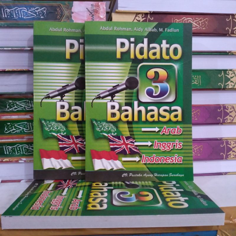 Jual Buku pidato 3 bahasa (Arab, Inggris, Indonesia) | Shopee Indonesia