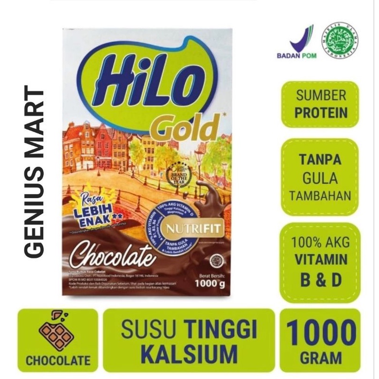 Jual Hilo gold chocolate 1000gr / hilo gold original 1000gr - susu ...