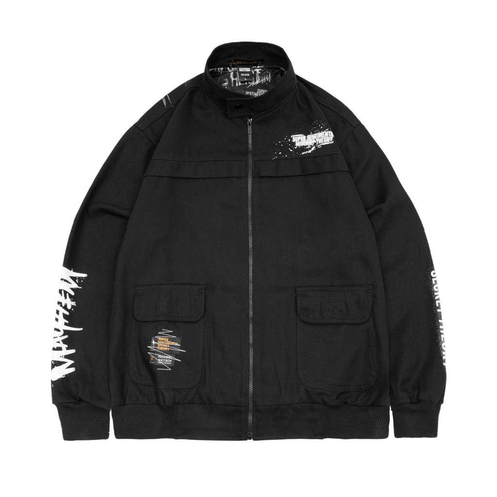 Jual SSST Super Sentimental Mischief Theory Harrington Jacket | Shopee ...