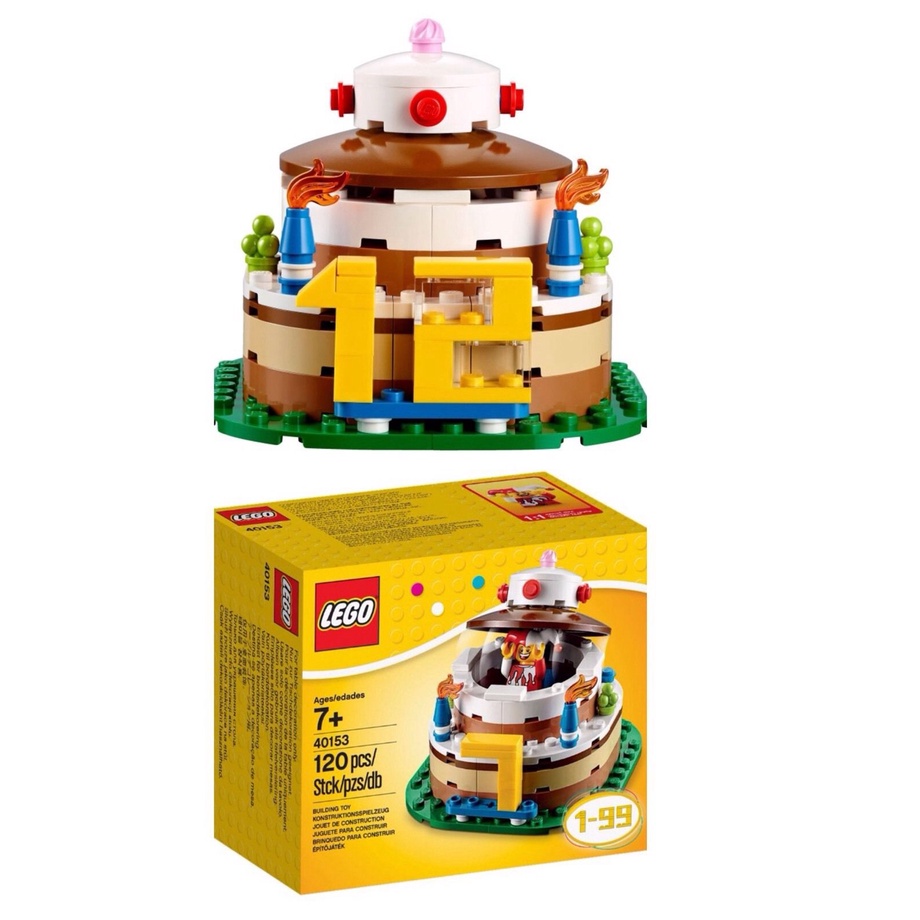 Jual LEGO 40153 Birthday Cake Table Decoration Set Seasonal Collection ...