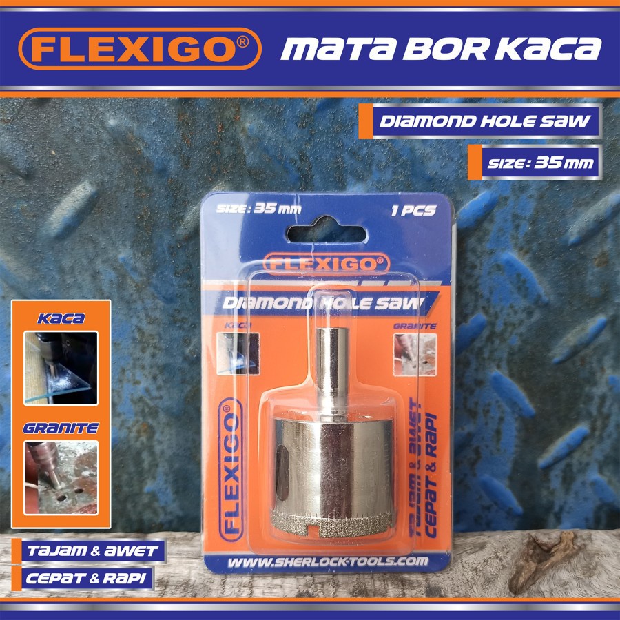 Jual Mata Bor Diamond untuk Kaca & Granite 35 mm ( harap baca deskripsi ) | Shopee Indonesia