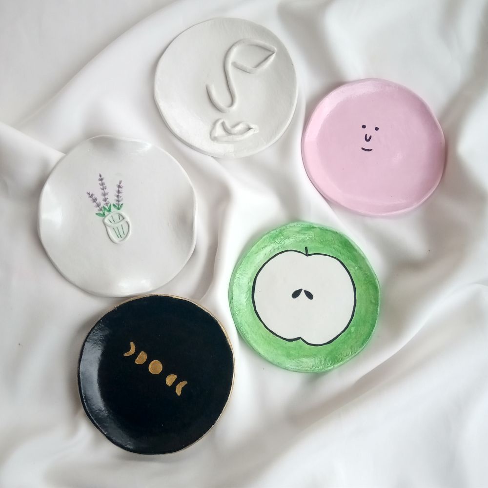Jual KALAGIA Clay Coaster Handmade / Tray / Tatakan Gelas | Shopee ...