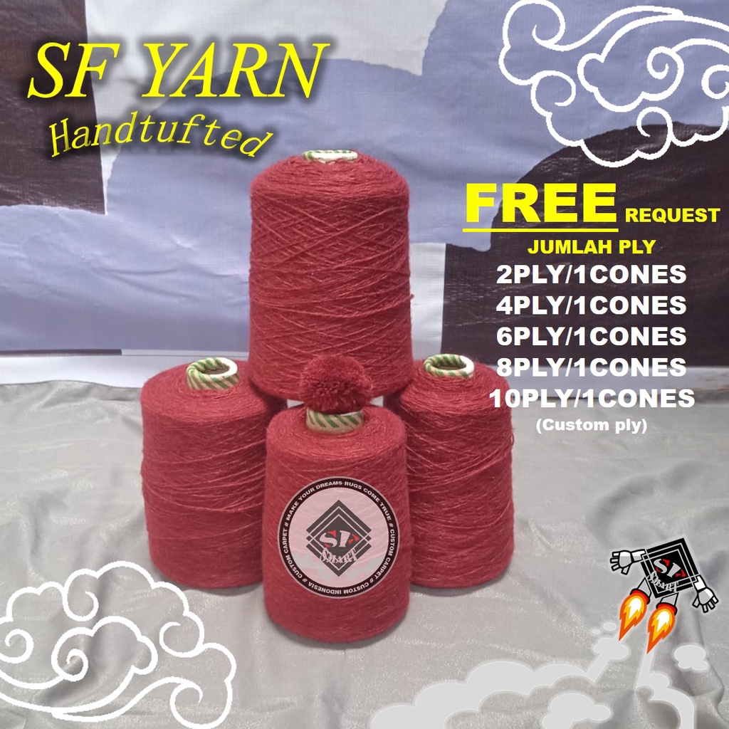 Jual BENANG WOOL SIET 2/16 WOLL FREE REQUEST JUMLAH PLY 500 GR | Shopee ...