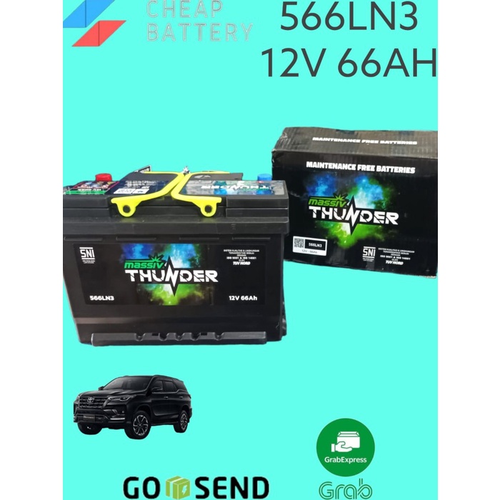 Jual Aki mobil kering toyota innova reborn diesel, fortuner diesel ln3 | Shopee Indonesia