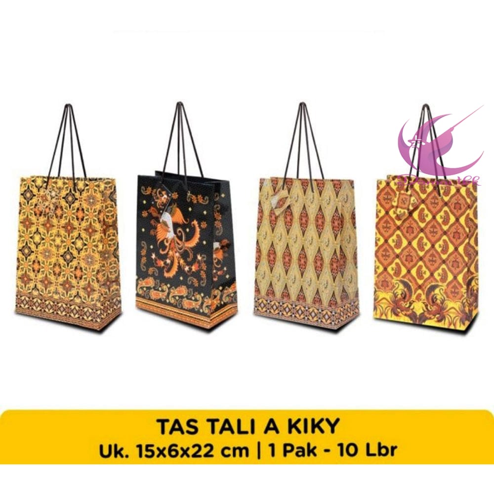 Jual Paper Bag Glosy Batik Kiky Tas Tali A Kecil Goodie Bag 1 pcs ...