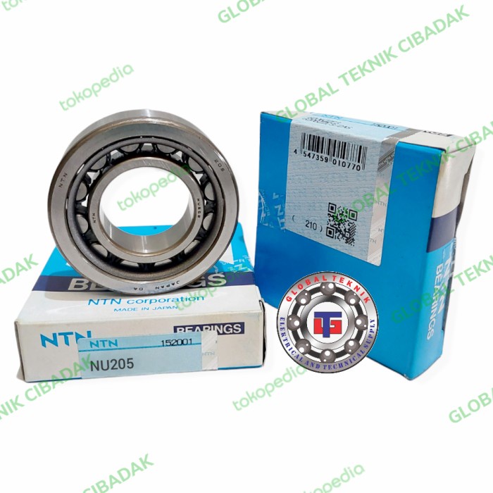 Jual CYLINDRICAL ROLLER BEARING NU 205 NTN ORIGINAL MADE IN JAPAN ...