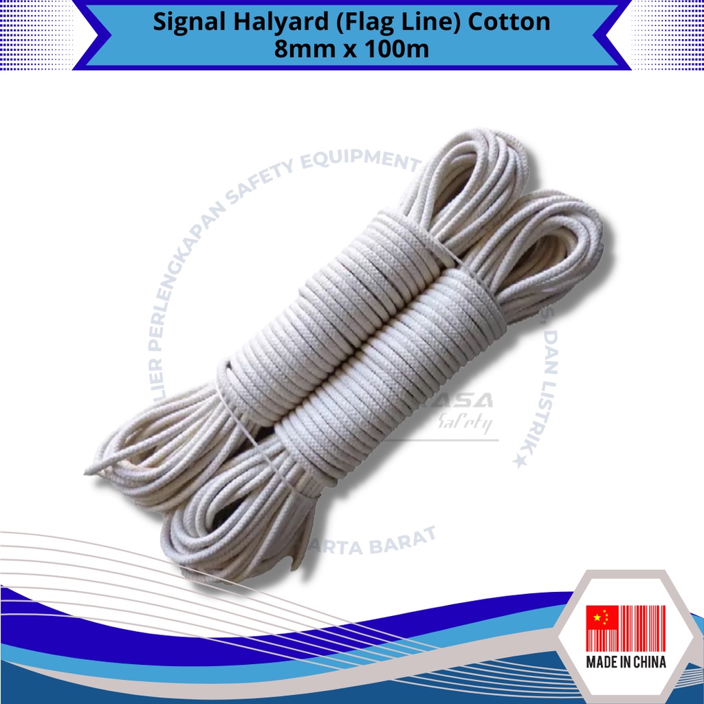 Jual Signal Halyard (Flag Line) Cotton 10mm x 100m | Shopee Indonesia