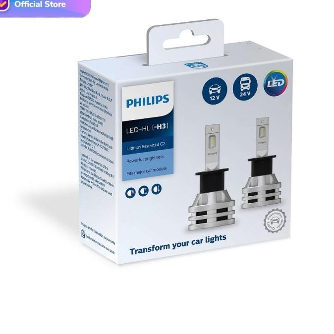 Jual Philips Ultinon Essential G2 Led H3 6500K Lampu Mobil Putih ...