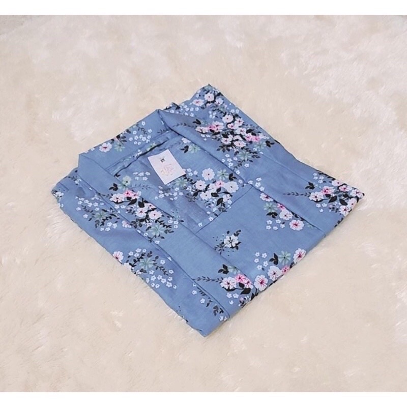 Jual Sakura gray batch 1 Kebaya floral seragaman kantor | Shopee Indonesia