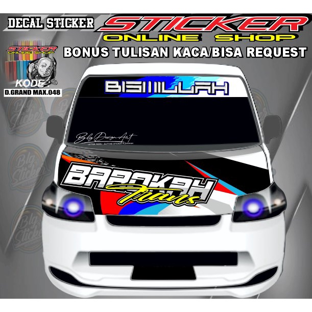 Jual Stiker decal pick up gran max boss muda stiker decal 044 ( BISA ...