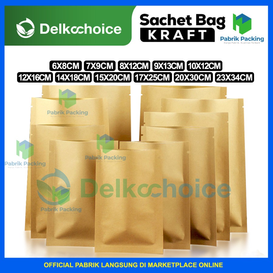 Jual Plastik Sachet Plastik Saset Alumunium Foil Delkochoice Kemasan ...