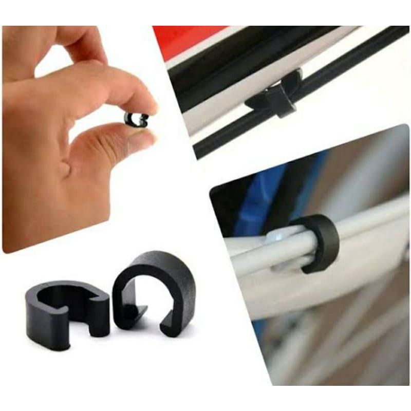 Jual clamp cable frame sepeda clip penjepit kabel clamp kabel klamp ...