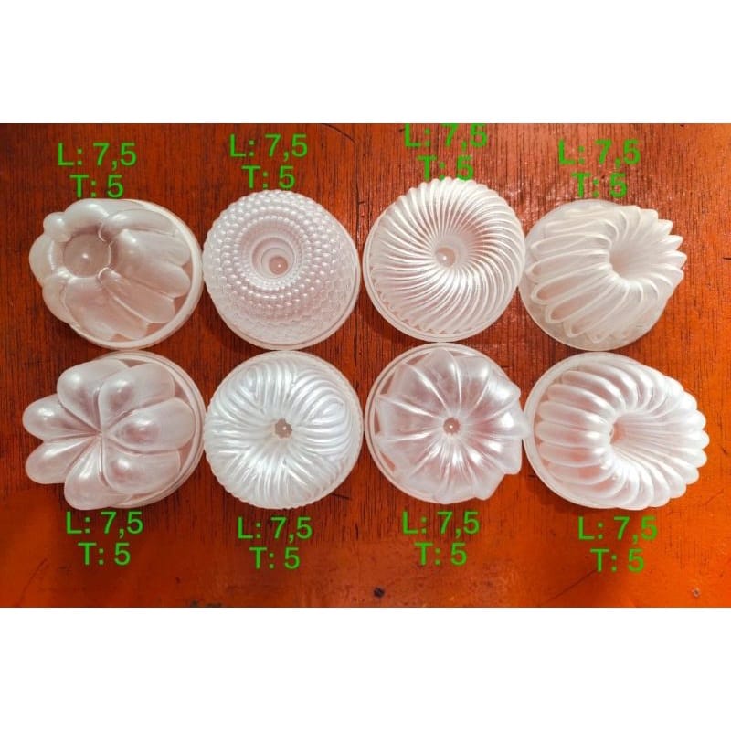 Jual CETAKAN PUDDING BAVAYA MINI (1 PACK ISI 6pcs) | Shopee Indonesia