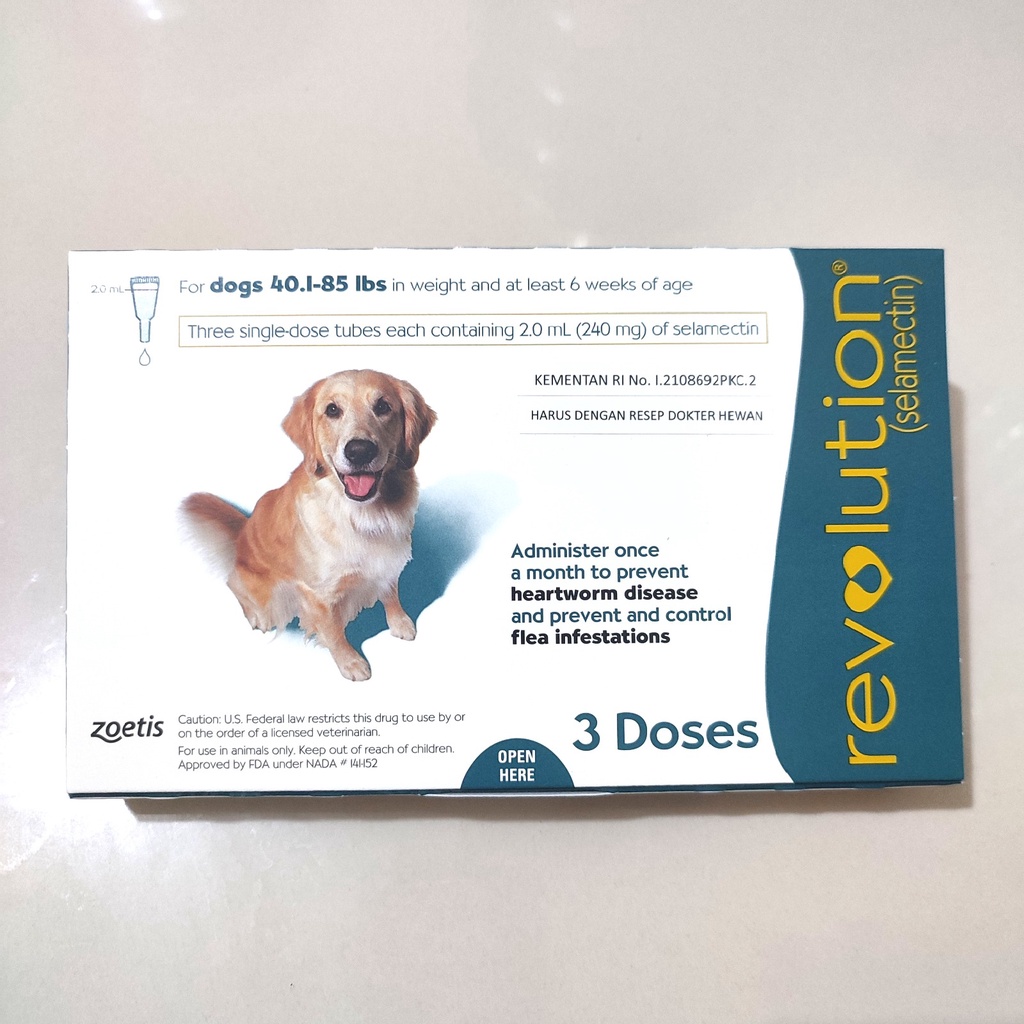 Jual Revolution Dog Obat Kutu Anjing Original Segel | Shopee Indonesia