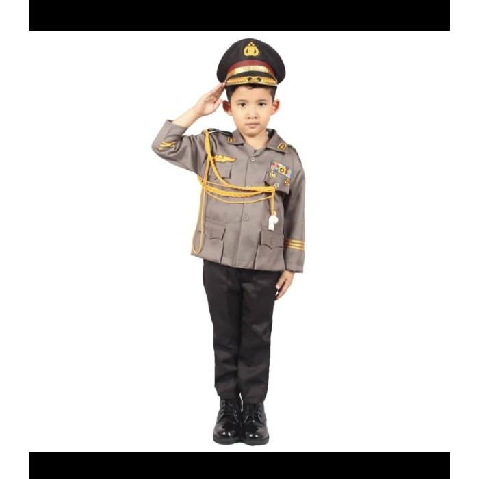 Jual Seragam / Kostum / Pakaian Profesi Polisi / Pocil Anak 3-12 Tahun ...