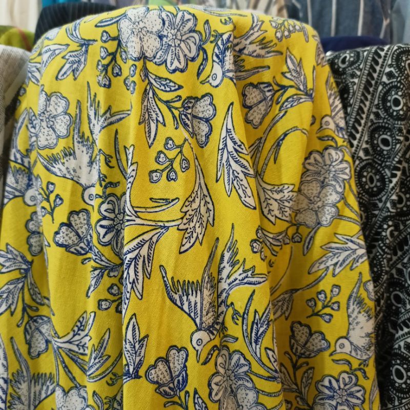 Jual Bahan Kain Katun Linen Bunga (produk new) | Shopee Indonesia
