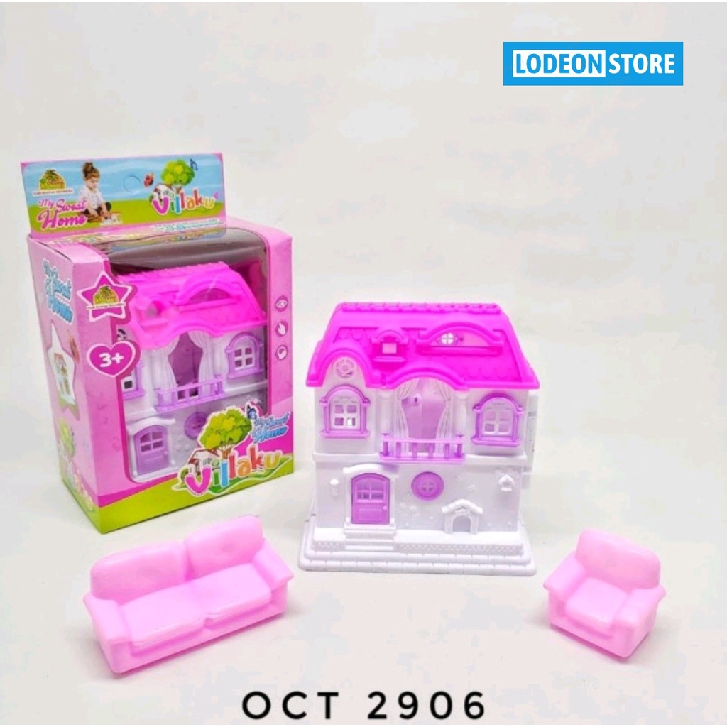 Jual Mainan Anak Perempuan Rumah Rumahan Dengan Rumah dan Sofa OCT 2906 ...