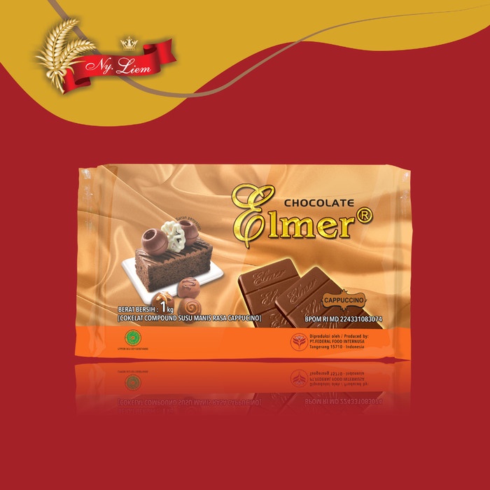 Jual ELMER Chocolate Compound Cappucino 1 kg | Shopee Indonesia