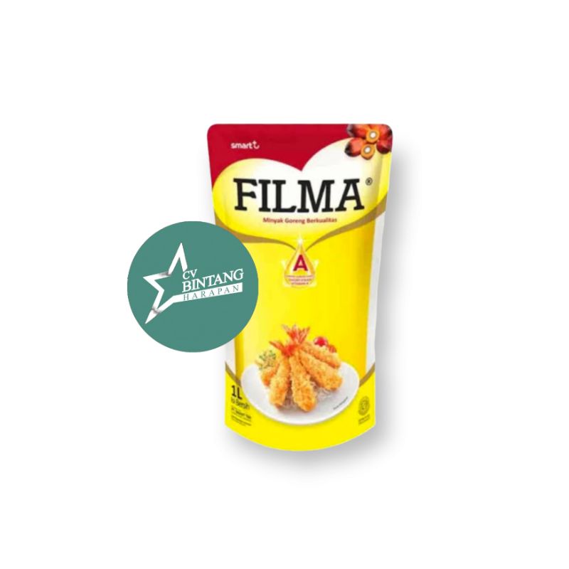 Jual MINYAK GORENG FILMA 1 LITER POUCH COOKING OIL | Shopee Indonesia