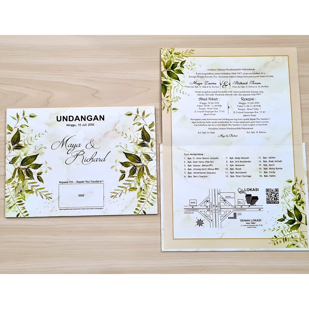 Jual Undangan Blangko ERBA 2323 | Shopee Indonesia
