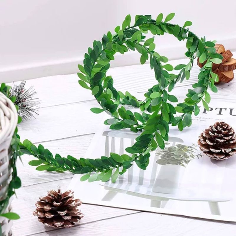Jual Kawat Daun Rambat Bahan Flower Crown Harga Per 1 Meter | Shopee ...