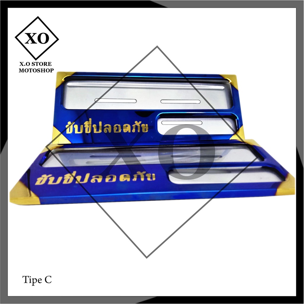 Jual Dudukkan plat nomor variasi Tutup Cover plat nomor motor variasi ...