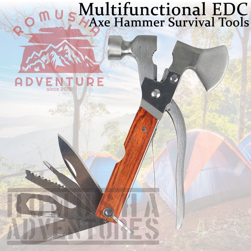 Jual Alat Multifungsi Survival kit Palu 8 in 1 Multifunction Tools ...