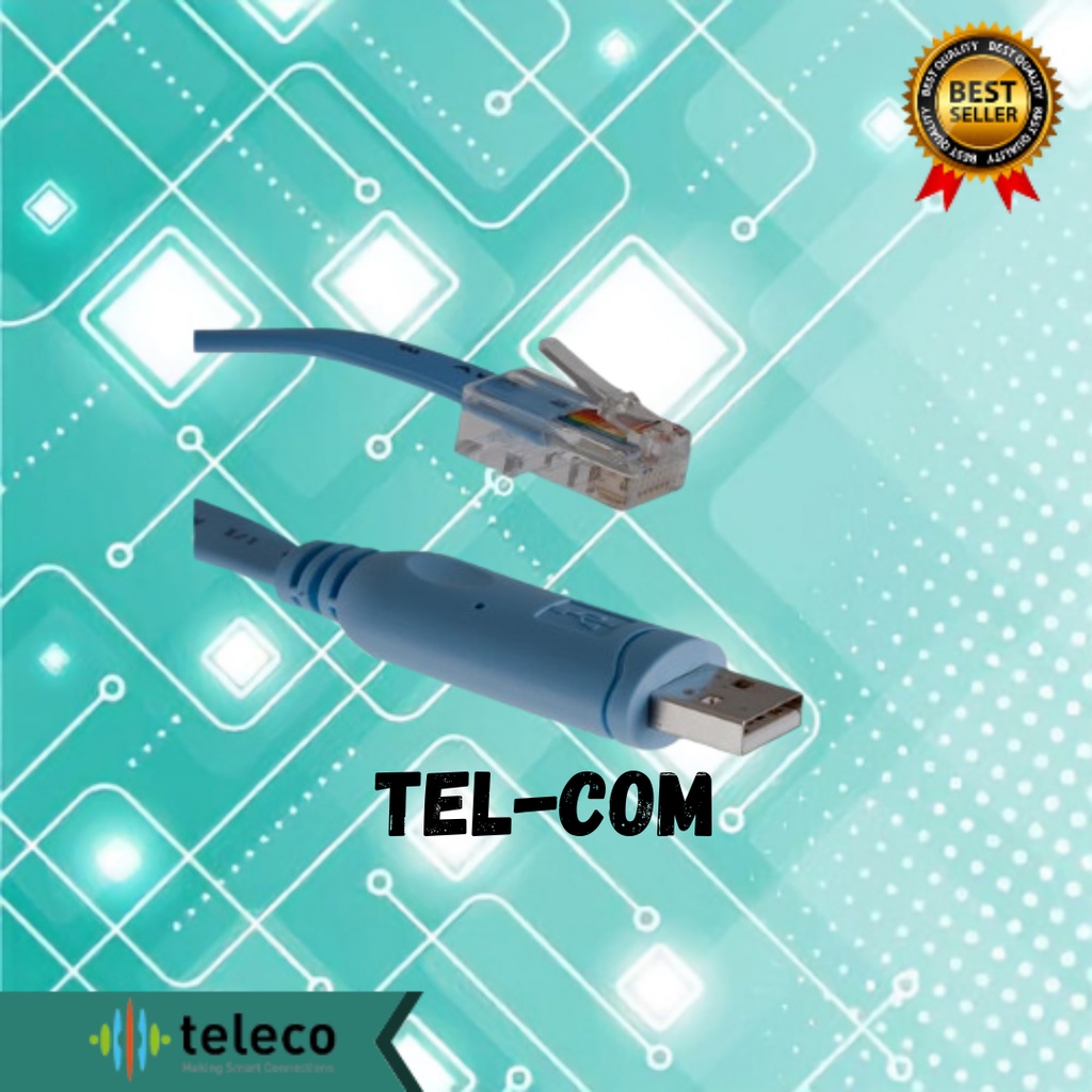 Jual Kabel Console prolific USB to RJ45 1,8 Meter | Shopee Indonesia