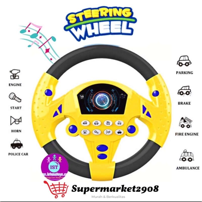 Jual Mainan Setir Mobil - Mainan Stir Mobil Steering Wheel Mainan Setir ...