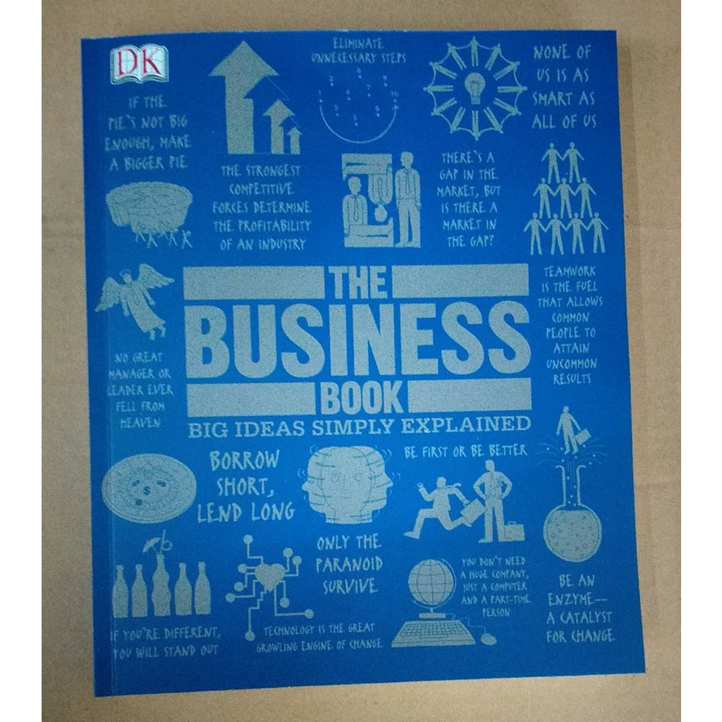 Jual The Business Book: Big Ideas Simply Explained (black and white ...