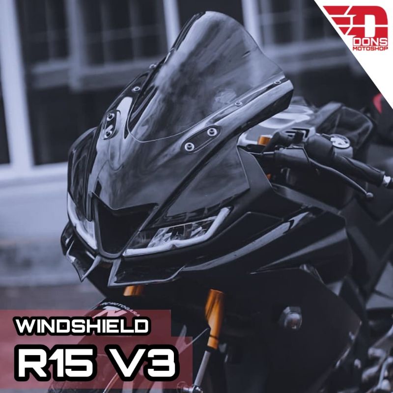 Jual Windshield/Visor Yamaha R15 V3 GP Berkualitas | Shopee Indonesia