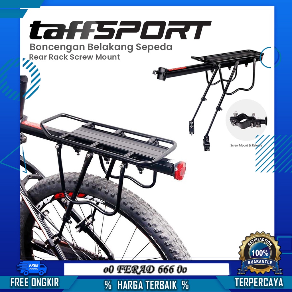 Jual Boncengan Sepeda Belakang / Rak Panier Belakang Alloy untuk Sepeda ...