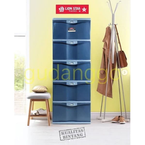 Jual lemari laci susun 5 kabinet susun5 Primera Container M5 Lion Star ...