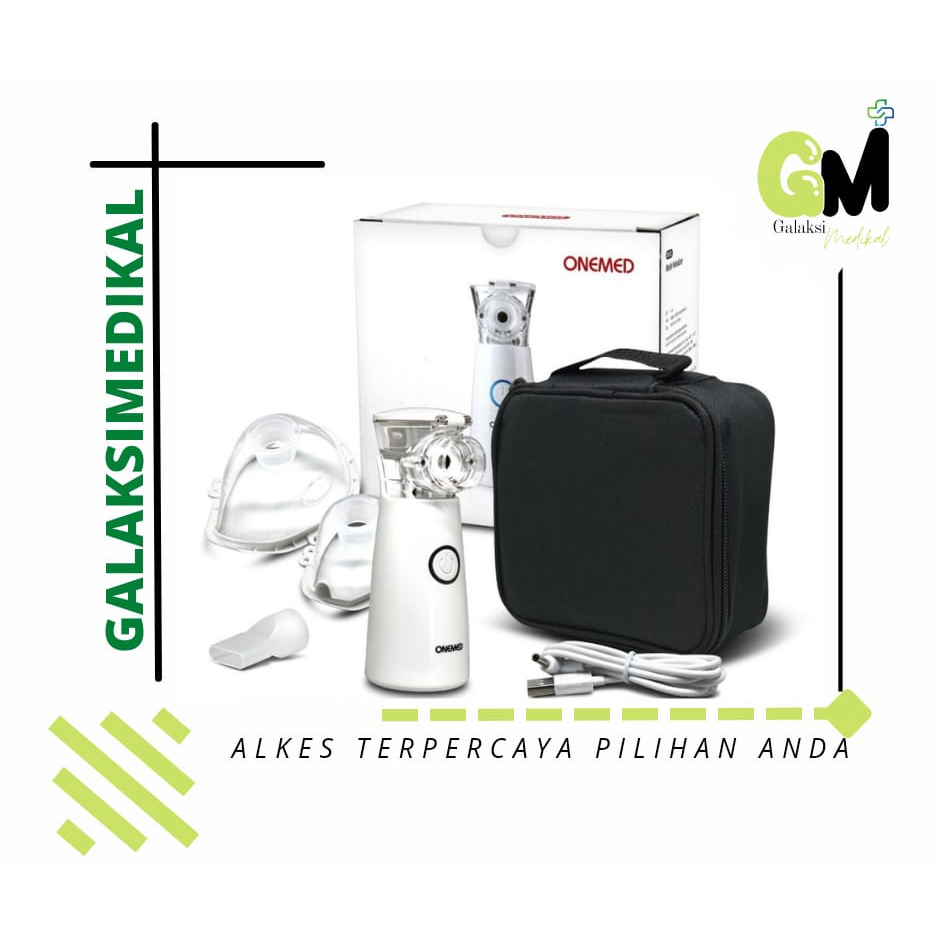 Jual Mesh Nebulizer M102/Nebulizer Portable Onemed/Alat Uap Inhealer ...