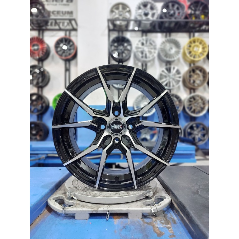 Jual VELG MOBIL RACING RING 15 MODEL HSR SINGLE PCD 4X100 BRIO AGYA ...