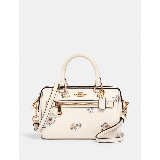 Jual Tas COACH Micro Rowan Satchel Chalk Dandelion Floral Print ...