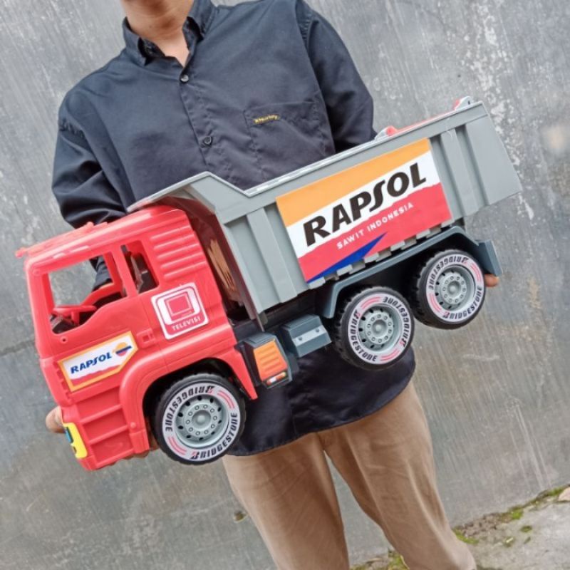 Jual Mainan Mobil Dump Truk Jumbo - Mobilan Truk Tambang Besar Anak ...