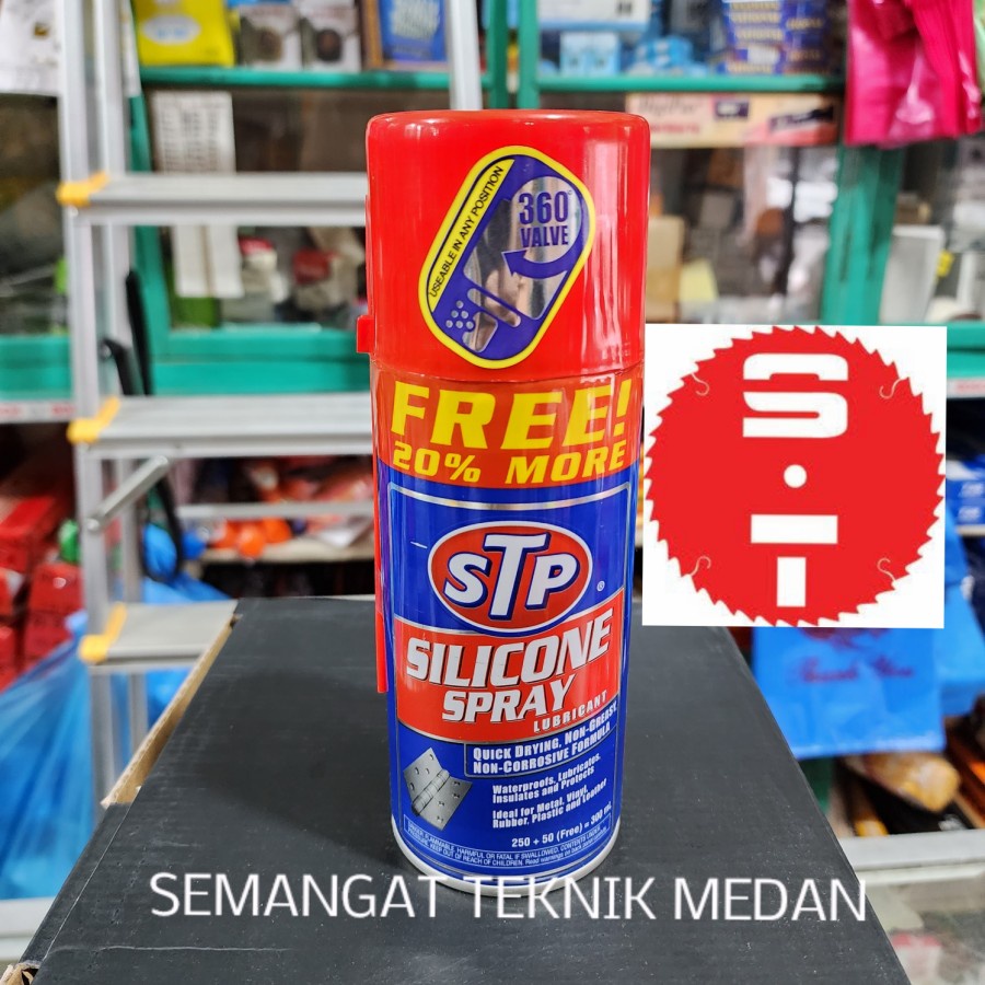 Jual SILICONE SPRAY PELUMAS SERBAGUNA ANTI KARAT LUBRICANT MOBIL 300ml STP | Shopee Indonesia