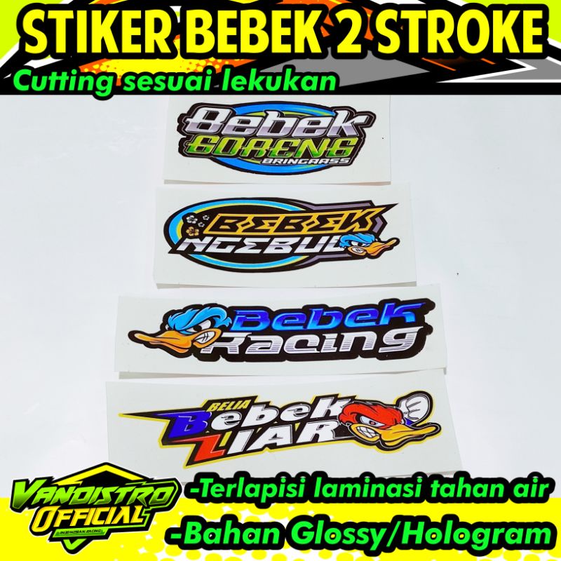 Jual stiker bebek 2 tak / stiker 2 tak / stiker 2 stroke | Shopee Indonesia