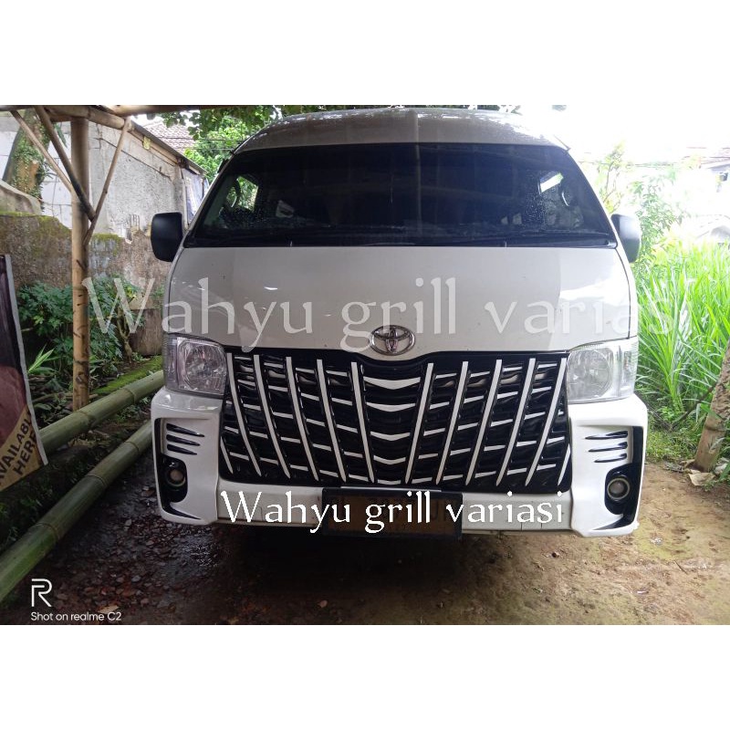 Jual grill Hiace model Alphard gen 5 2005-2018-grill Hiace | Shopee ...