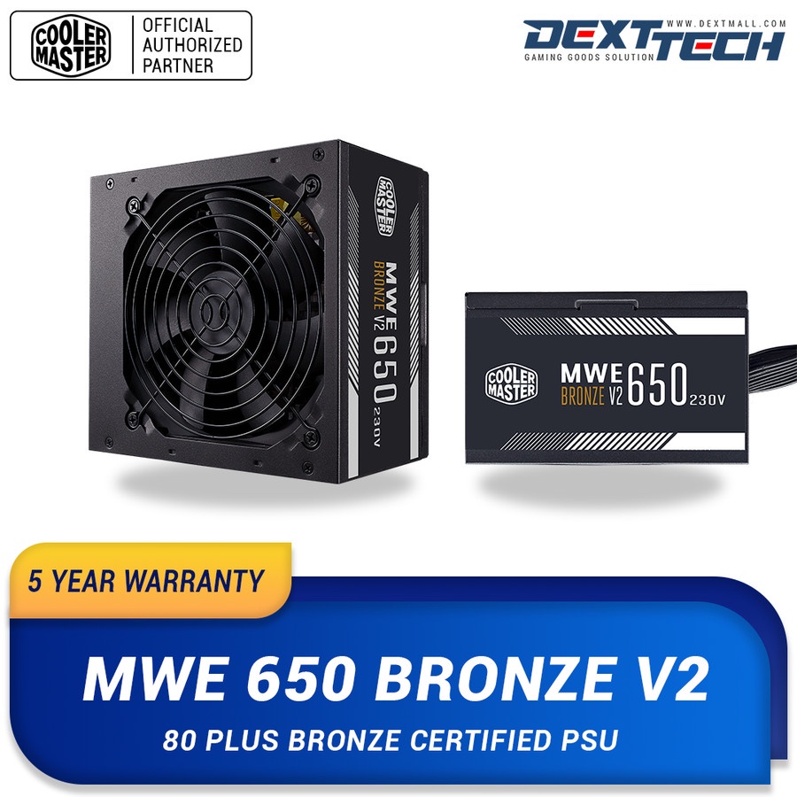 Jual Cooler Master MWE 650 Bronze - V2 230V | Shopee Indonesia