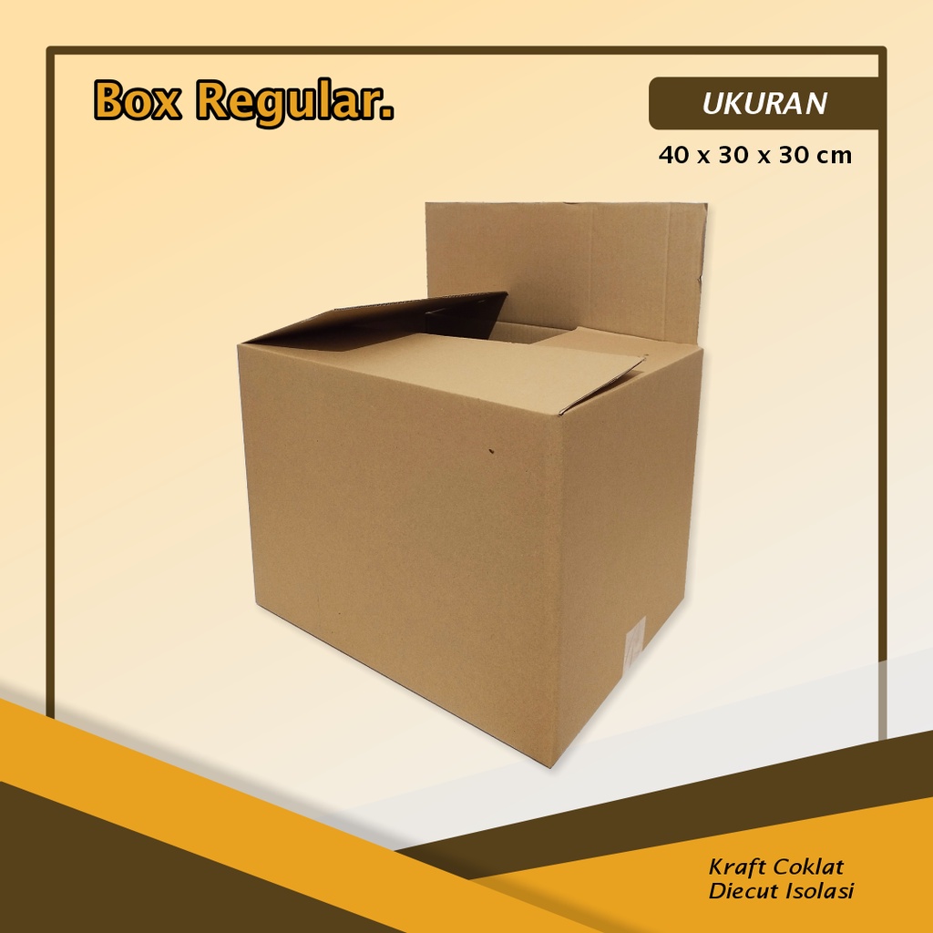 Jual Kardus/Box A1 40 x 30 x 30 cm - Bisa Custom Sablon dan Ukuran ...