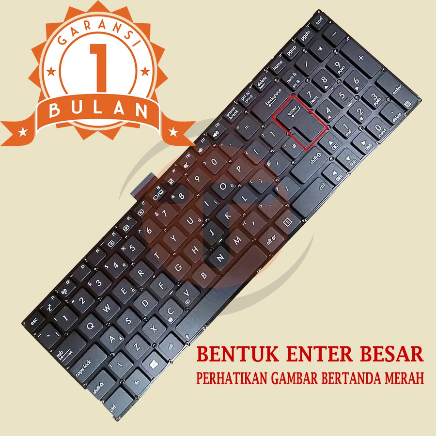 Jual Keyboard Asus X555 X555L X555LA X555LD X555LN X555LP X555UF X555UJ ...