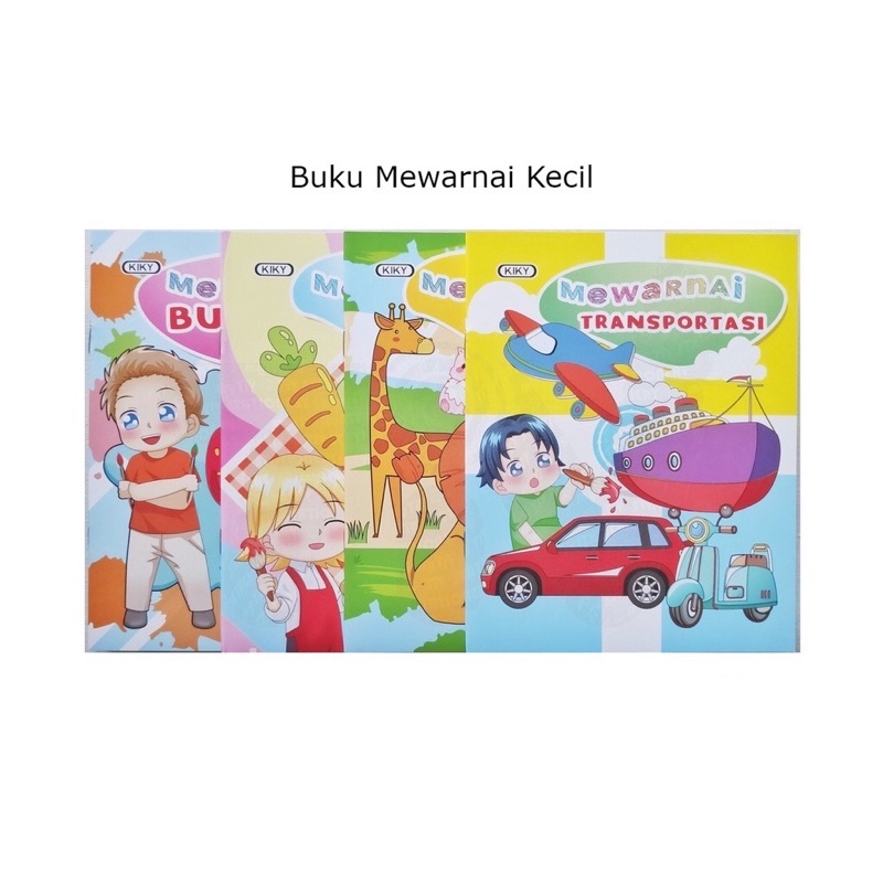 Jual COLORING BOOK BUKU BELAJAR MEWARNAI ANAK UKURAN A5 | Shopee Indonesia