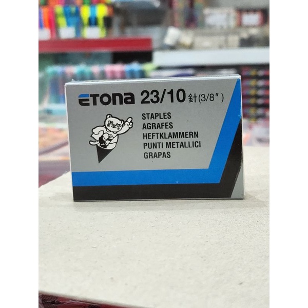 Jual Isi Staples Etona 23/10 (1 Pak isi 1000pcs) | Shopee Indonesia
