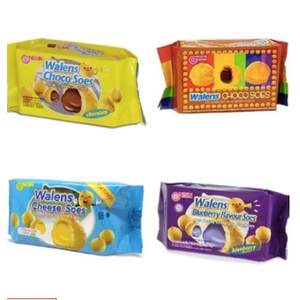 Jual SNACK NISSIN WALENS WALLEN CHOCO SOES 100gr SUS KERING ISI COKELAT ...