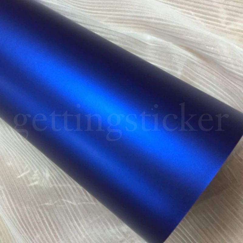 Jual stiker skotlet biru satin sticker chrome doff scotlet metalik dop ...