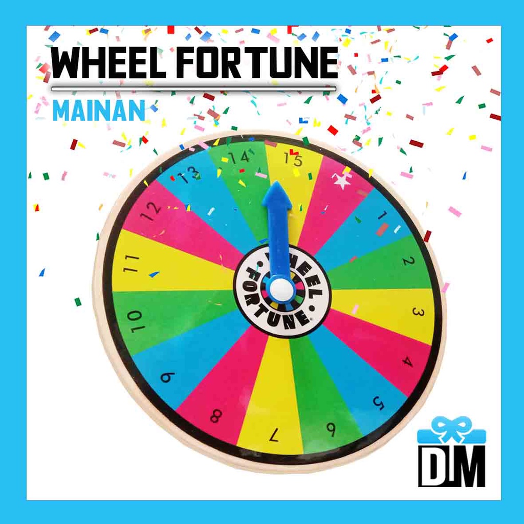 Jual Mainan Wheel Of Fortune Roda Untung Bingo Gacha Casino Sentil ...